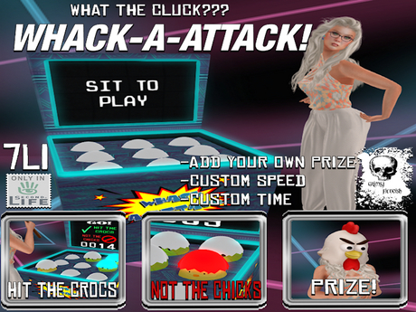 Second Life Marketplace - Grimly Fiendish - Whack-a-Attack (Playable Arcade Game)